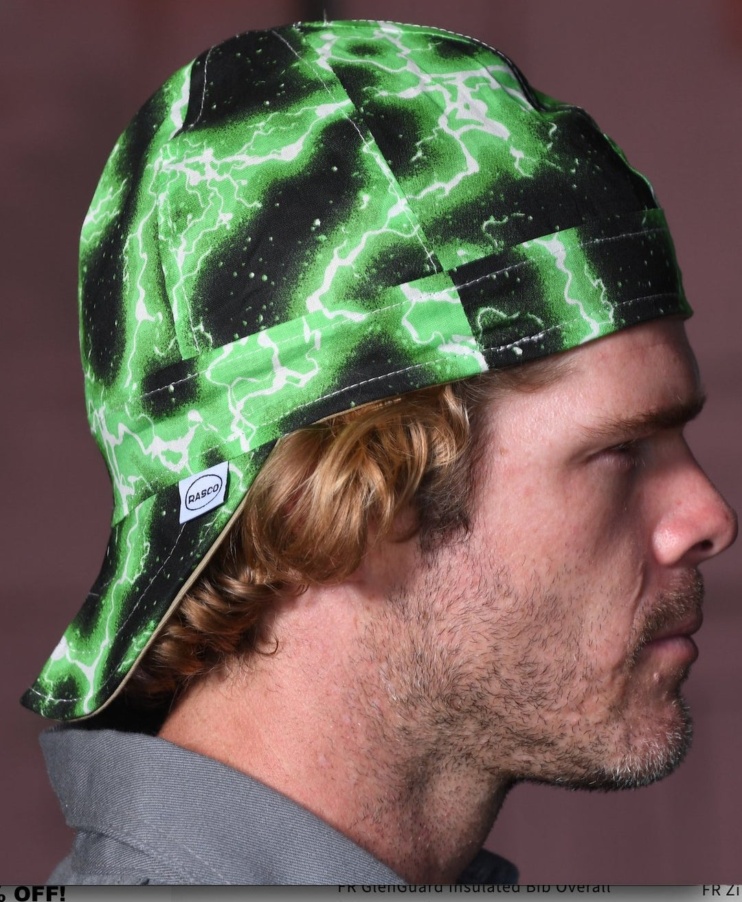 Welding Cap - Green Lightning – Rasco FR